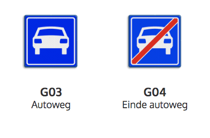 9.1 Autowegen en autosnelwegen - Online Theorie cursus met échte CBR ...